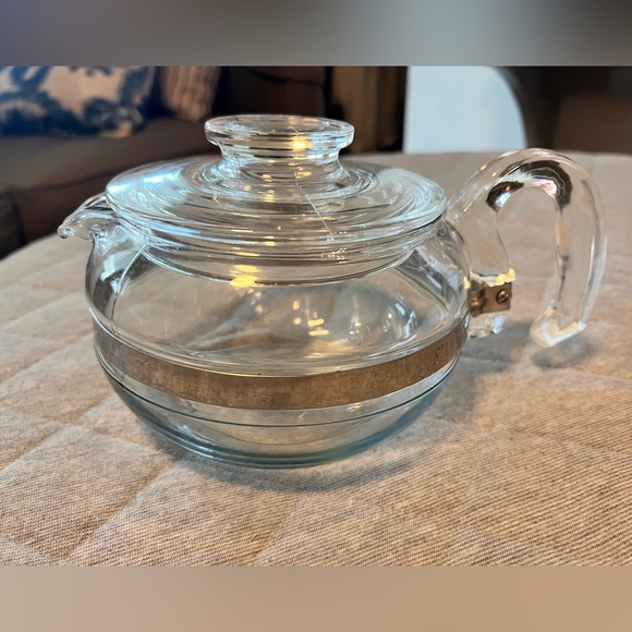 Pyrex | Kitchen | Vintage Pyrex Flameware Teapot Excellent Condition No ...